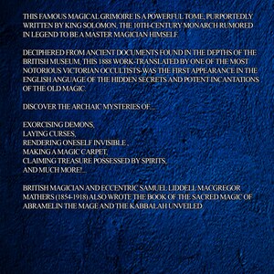 The KEY of SOLOMON the KING - Occult Magick Spells Rituals Witchcraft ...