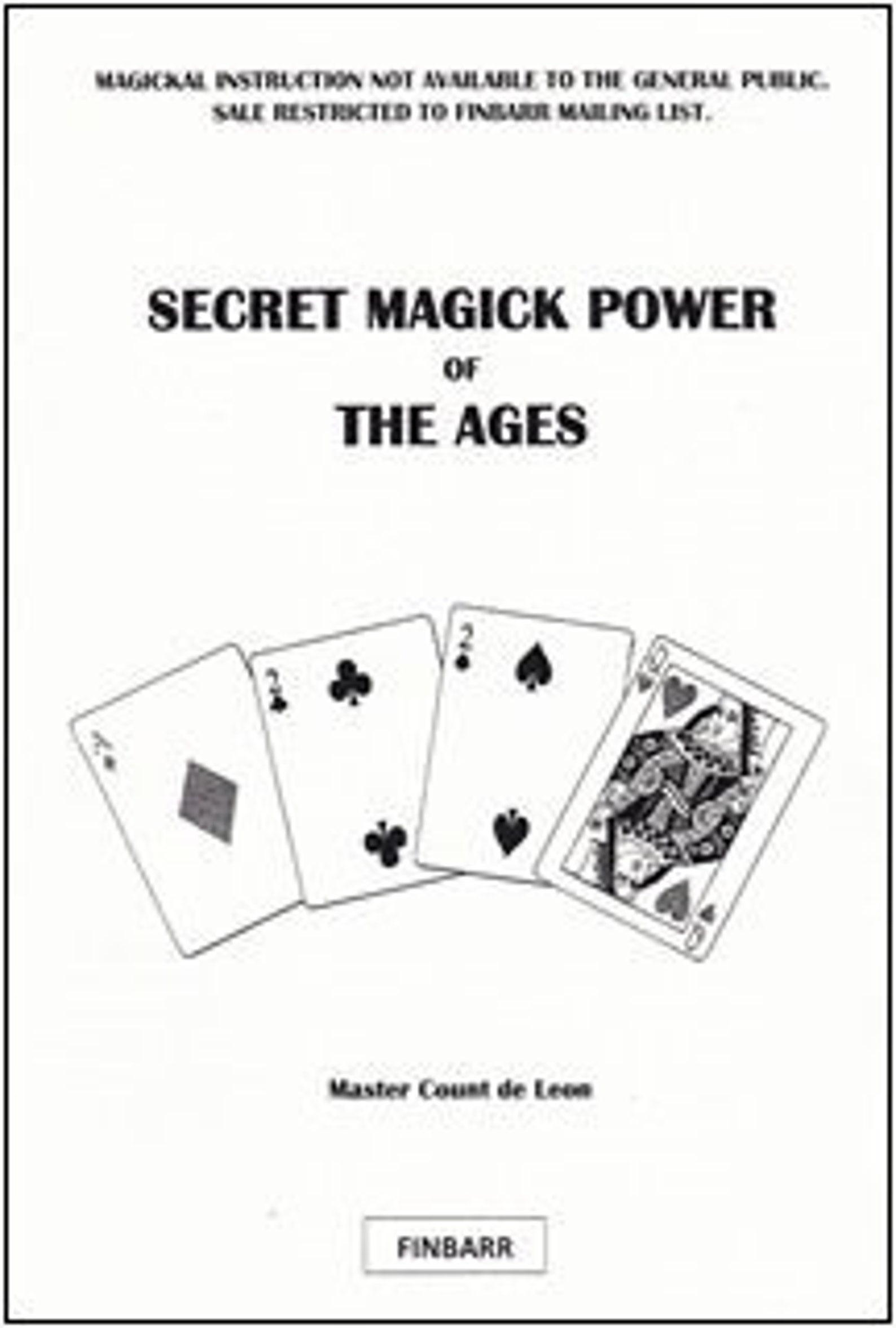 Secret Magick Power of the Ages by Master Count De Leon - Etsy