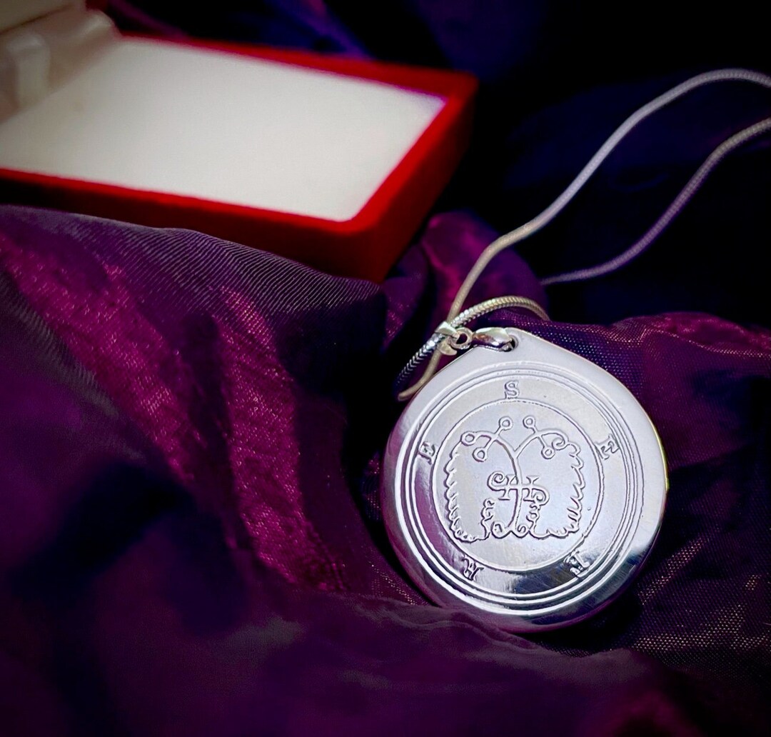 Sterling Silver SIGIL OF SEERE - Talisman Occult Occultism Pendant ...