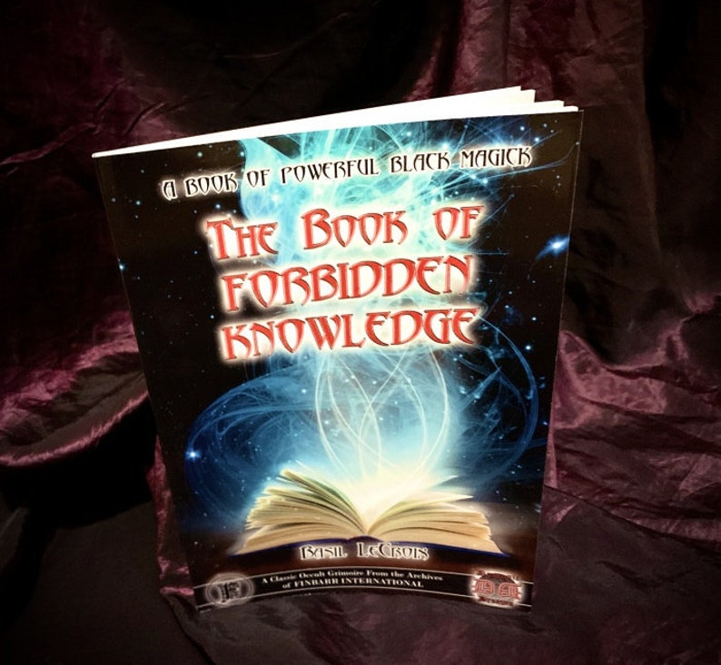 The BOOK of FORBIDDEN KNOWLEDGE by Basil Le Croix - Etsy