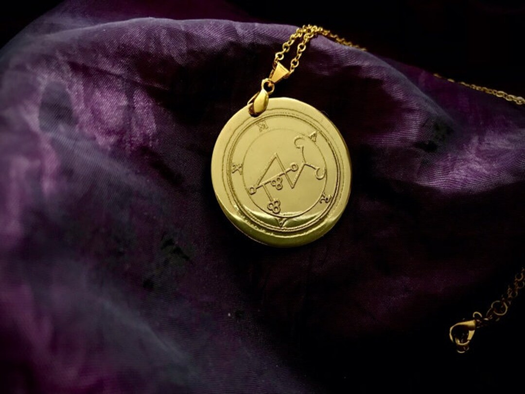 HANDCRAFTED Brass SIGIL of MARAX - Talisman Occult Occultism Pendant ...