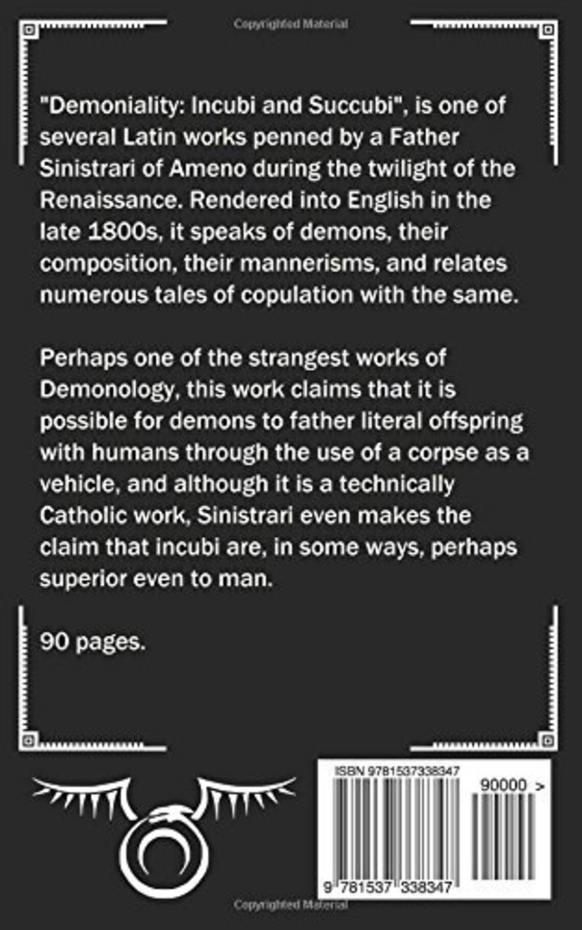 Demoniality Incubi and Succubi A Book of Demonology by - Etsy UK