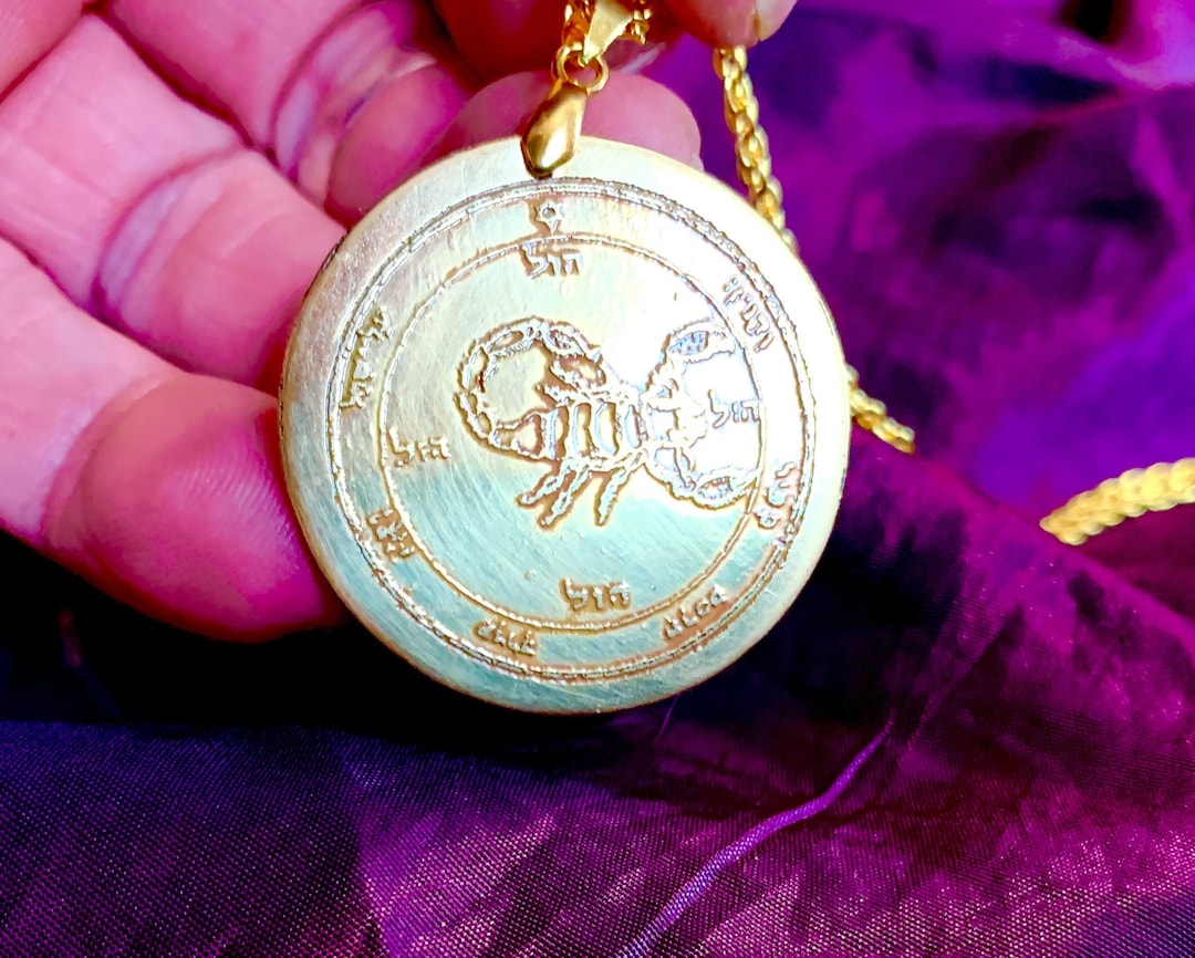 5th Pentacle of Mars for Protection From Evil Demons Spirits Seal ...