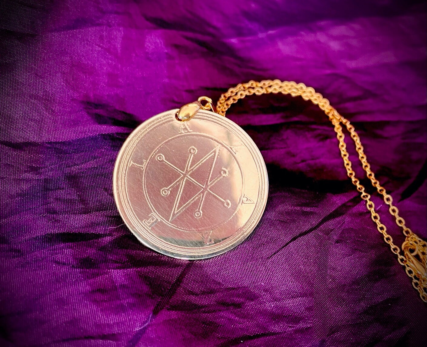 Demonic Sigil of the Fallen Angel Azazel - Talisman Pendant Sigil ...