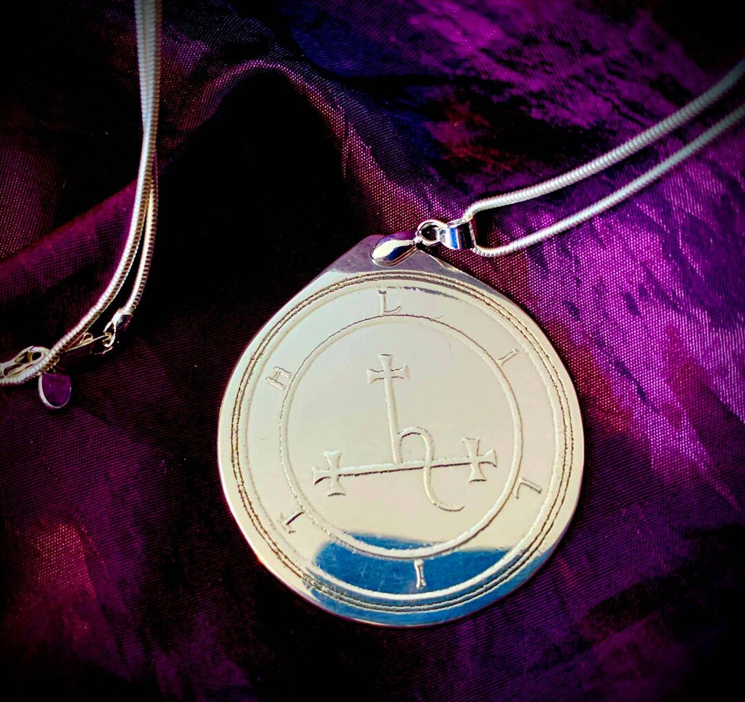 Sterling Silver Sigil of Lilith - Etsy