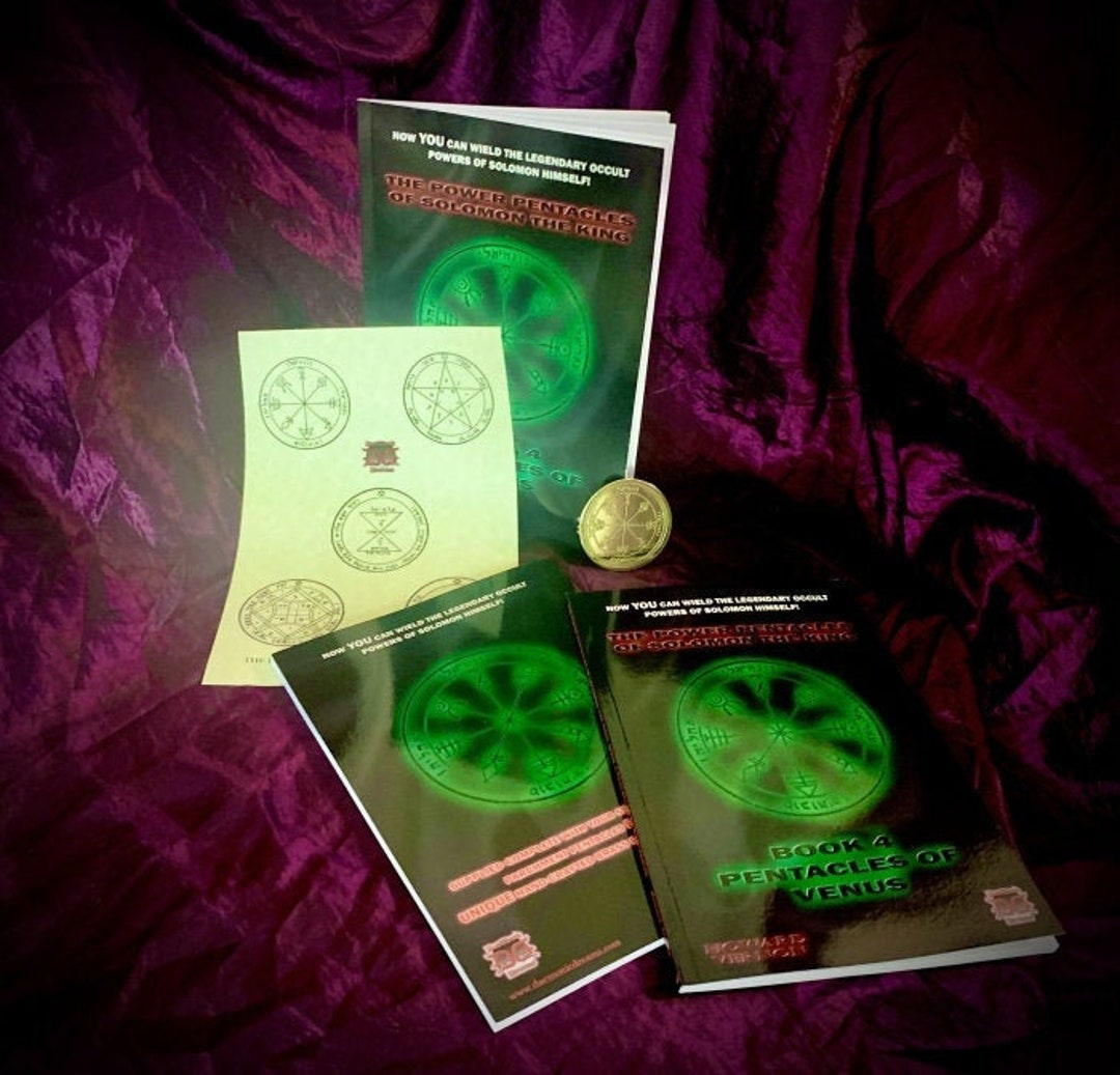 The Power Pentacles of Solomon the King - Pentacles of Venus - Occult ...