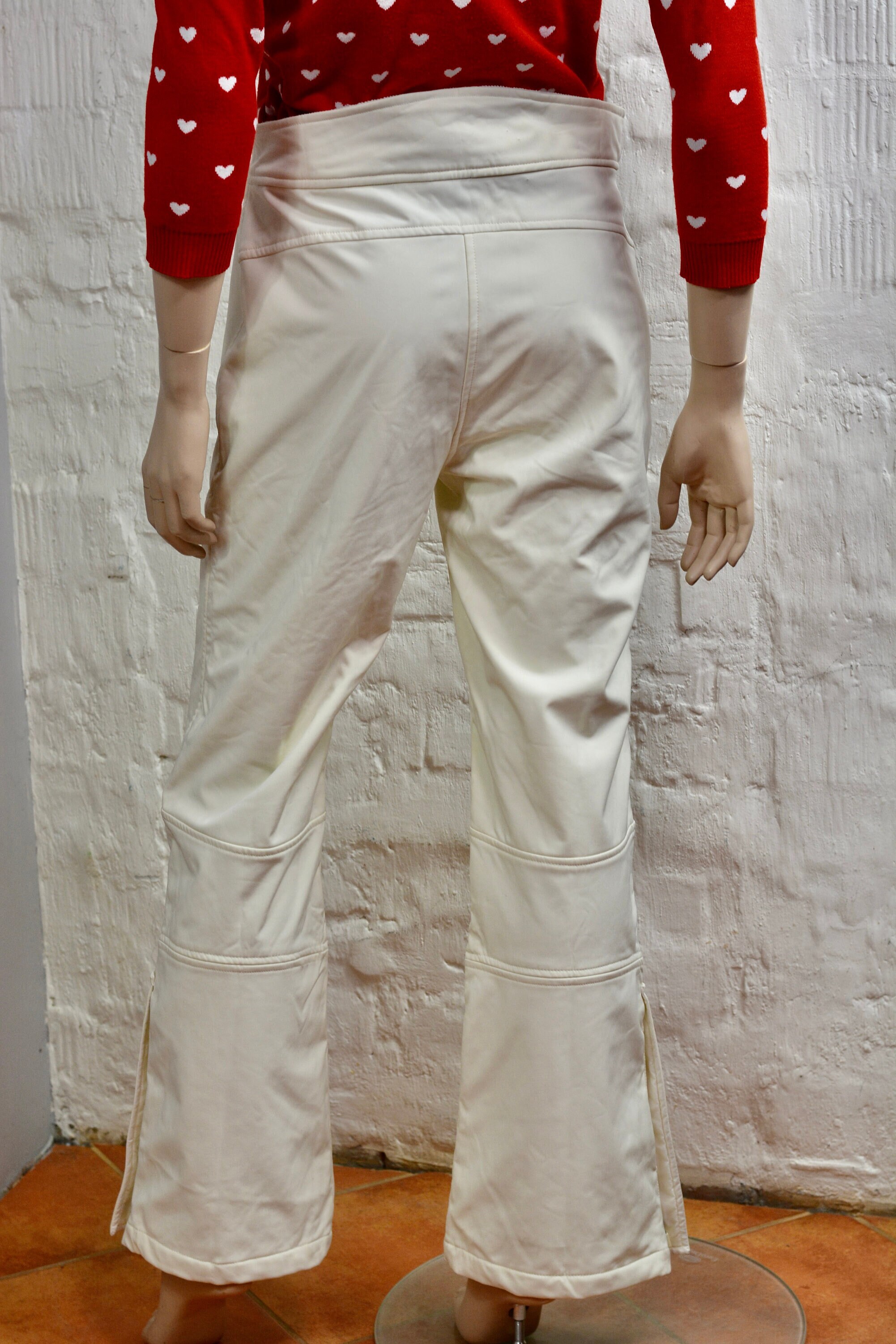 Track Pants 80s 90s Athletic Beige by CRIVIT Windbreaker Pants, Size ...
