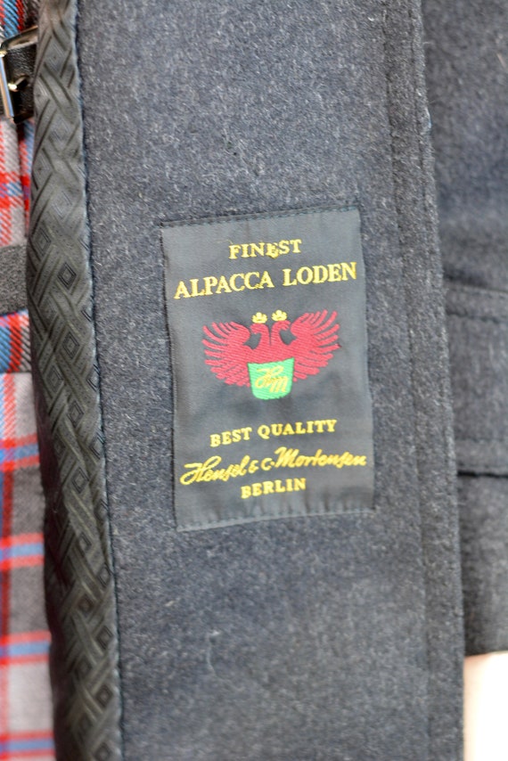 Vintage Tyroler Loden Wool Cape Coat: Handmade Bavari… - Gem