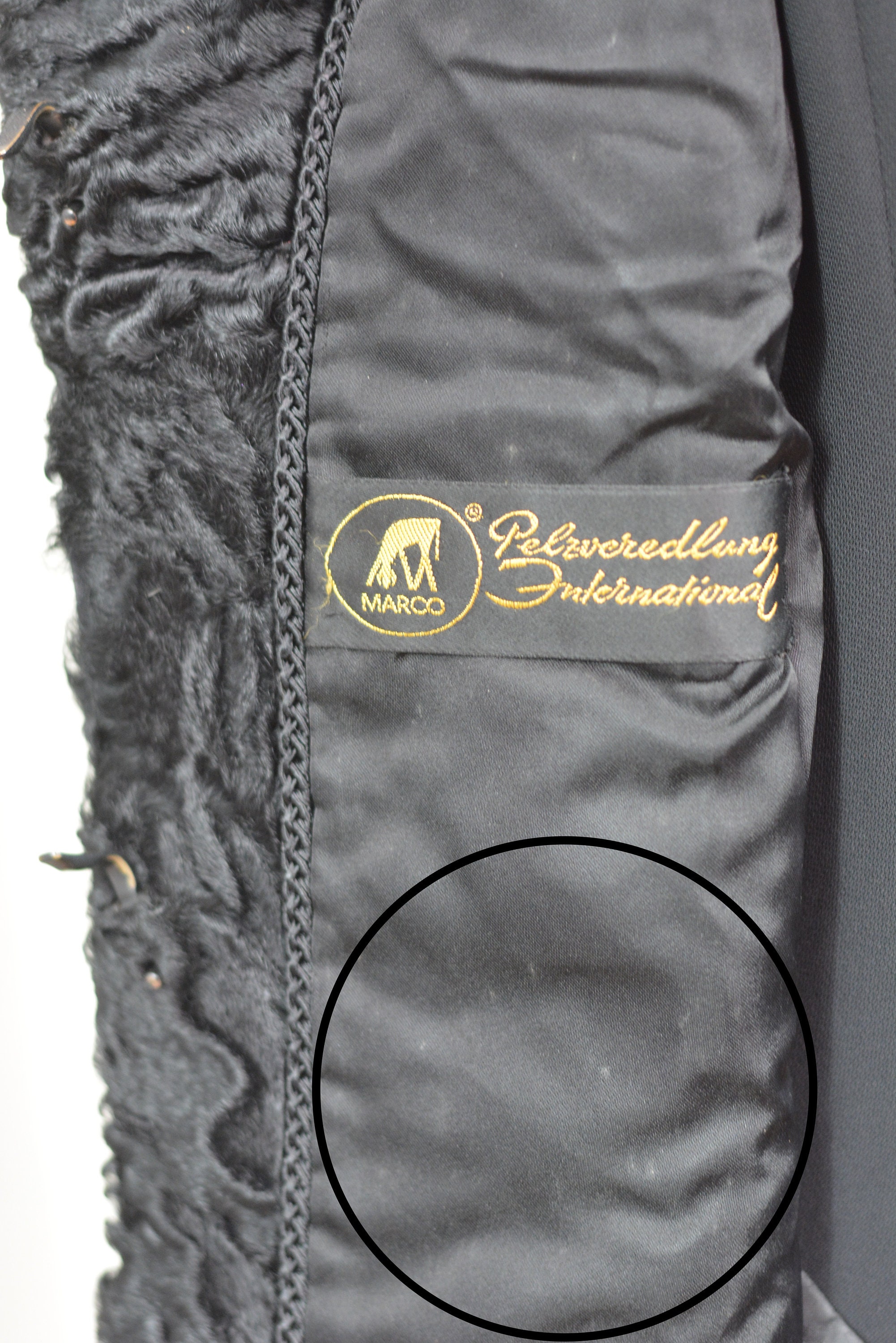 Vintage Curly Lamb Fur Coat 50s Black Persian Curly Lamb Fur - Etsy