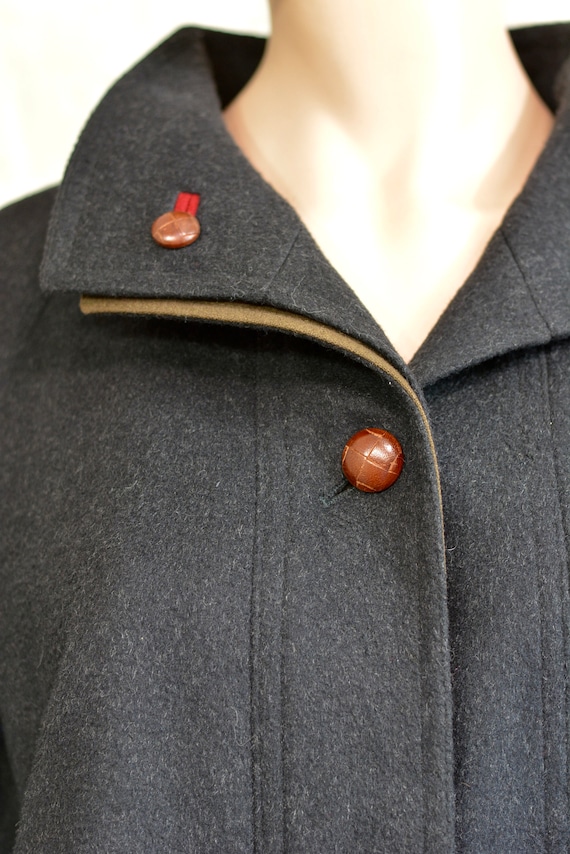 Vintage Tyroler Loden Wool Cape Coat: Handmade Bavari… - Gem