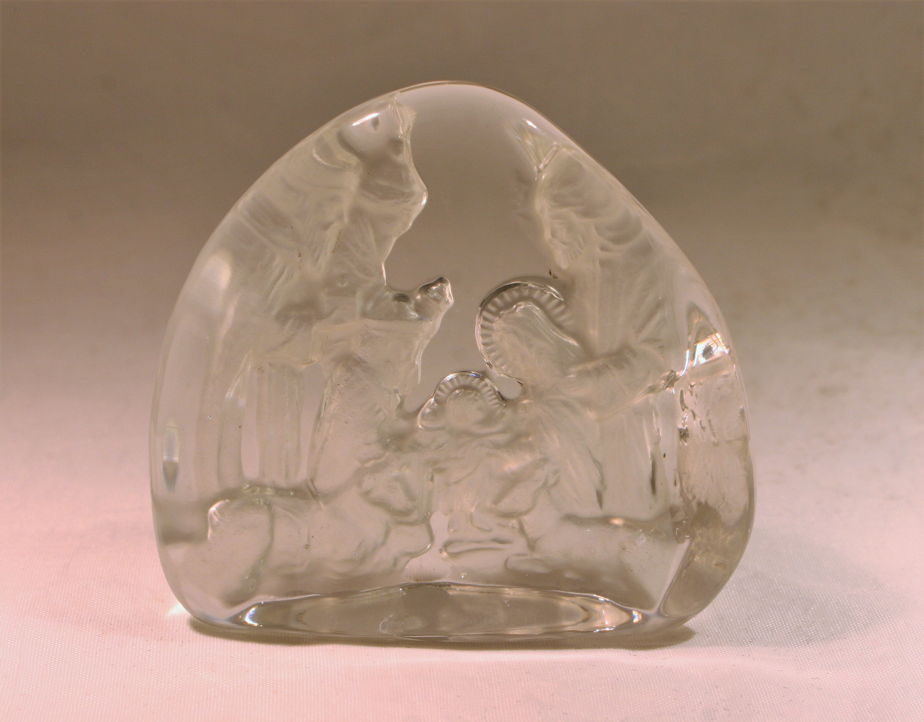 Frosted Glass Nativity - Etsy