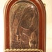 Virgin Mary * Silver on Wood - Etsy