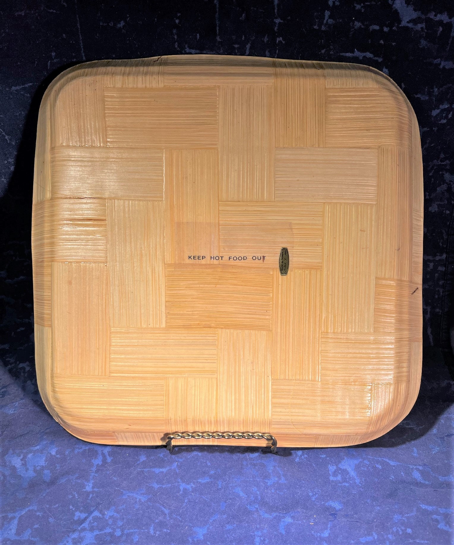 Square Bamboo Plates With Chinese Prints * Set of 5 - Etsy