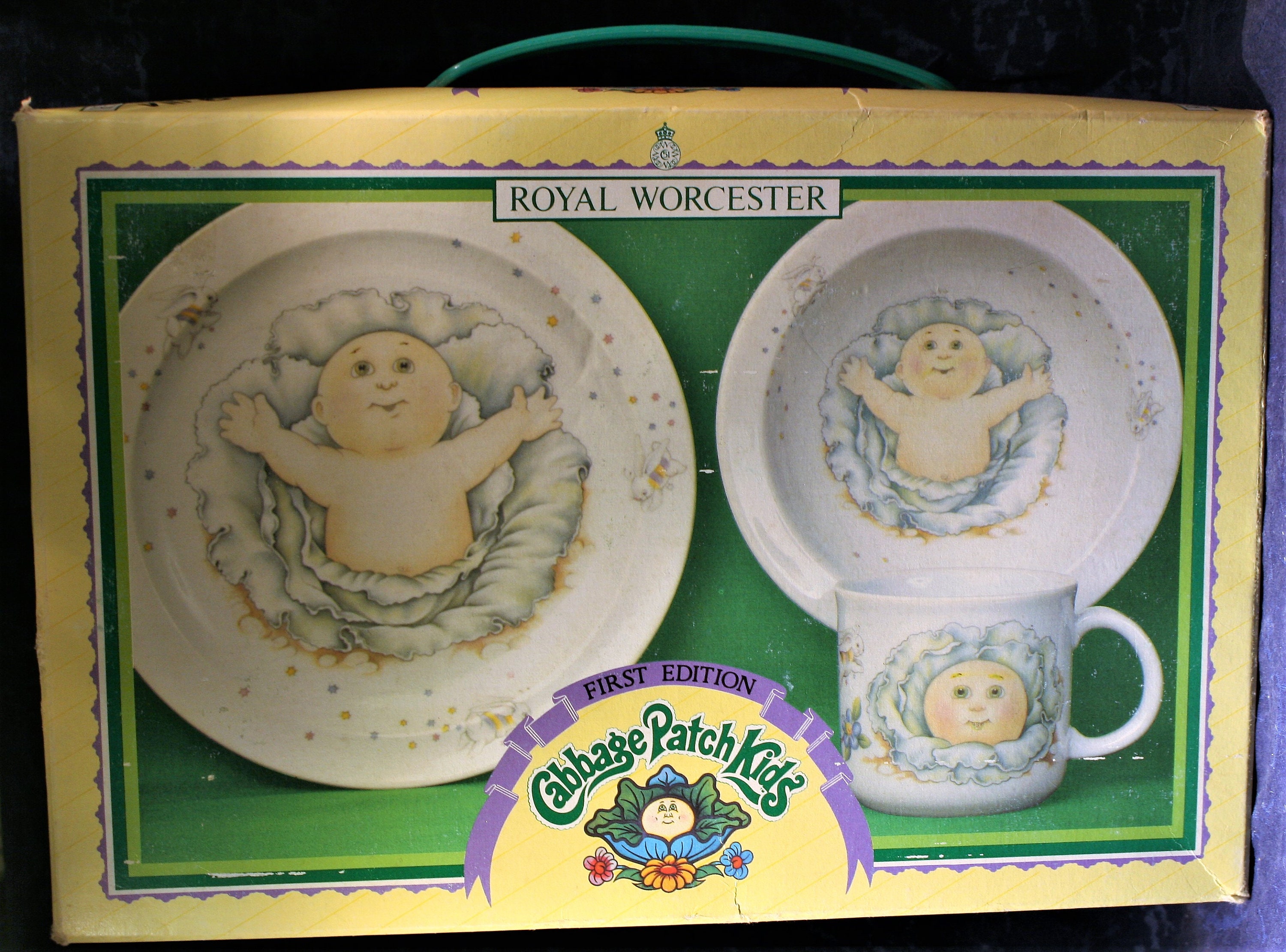 Cabbage Patch Kids Dish Set * First Edition - Etsy
