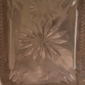Crystal Cut Cruet * Rectangular Shaped Base - Etsy