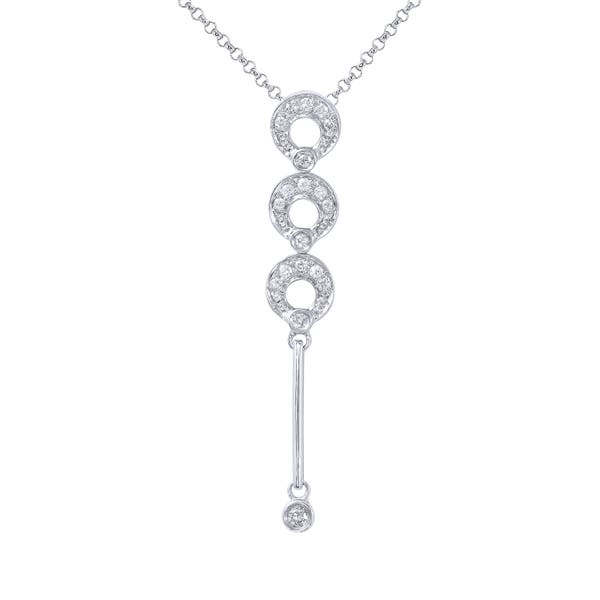 3 Tier Diamond Necklace - Etsy