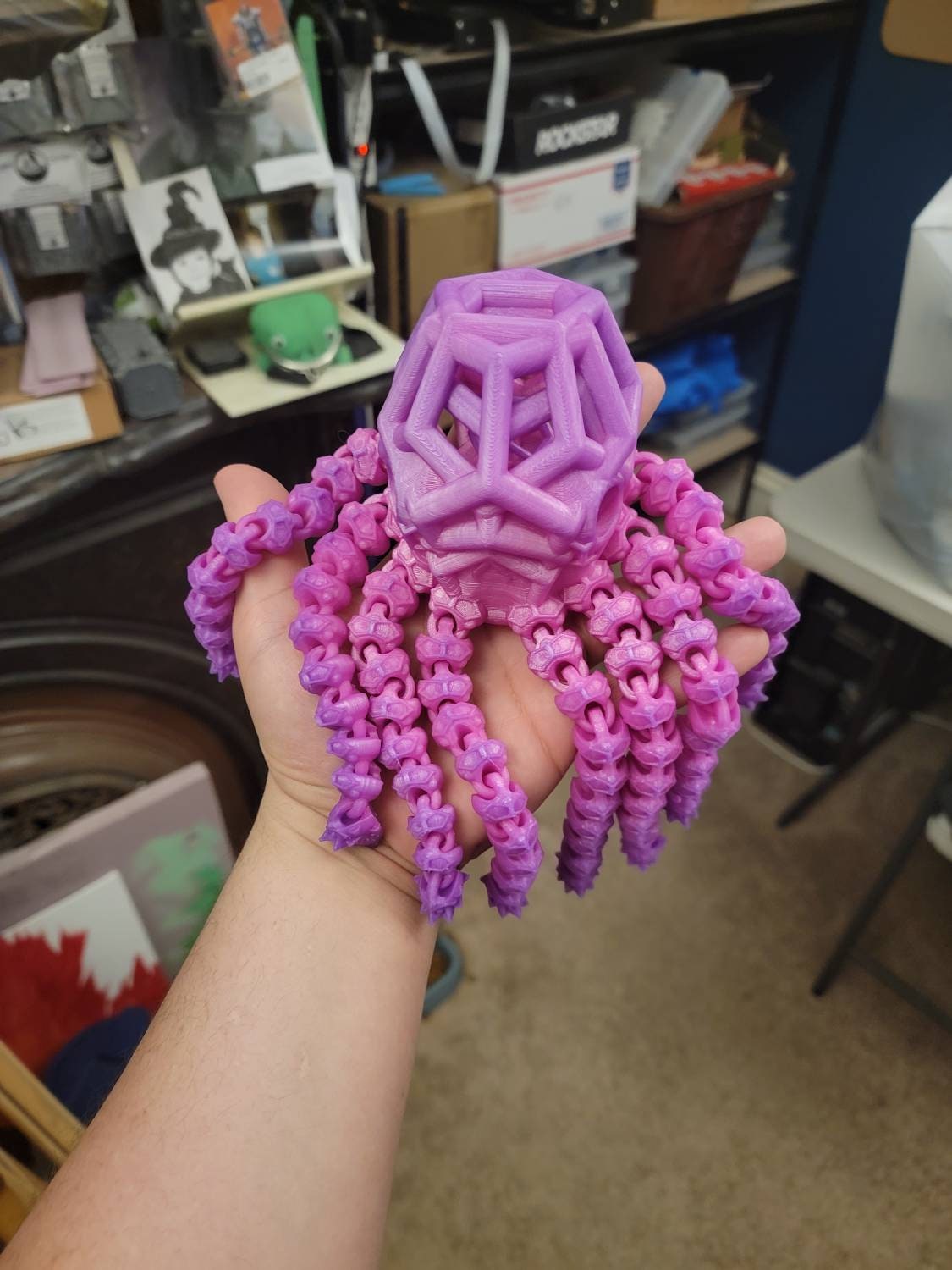 Flexible Void Octopus 3D Printed Articulated Toy | Etsy