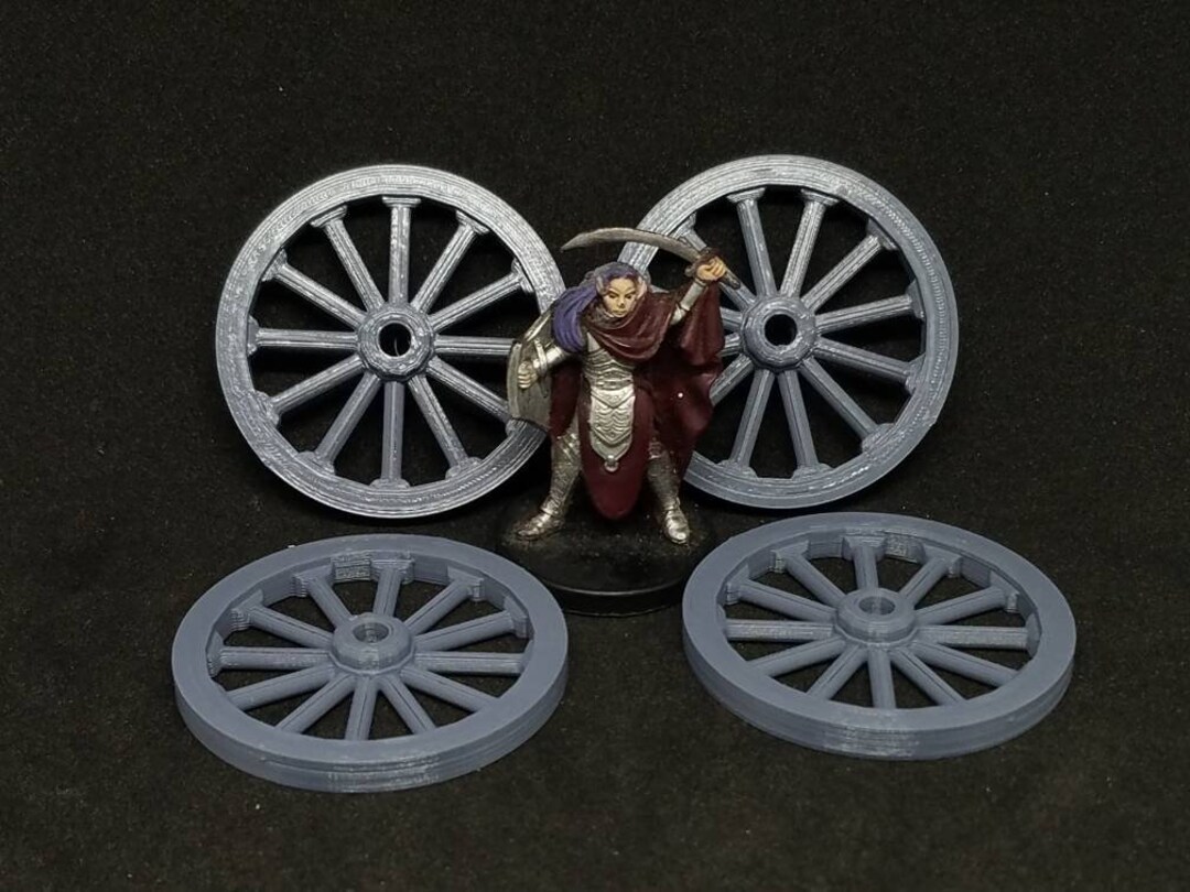 28mm Scale Wagon Wheels Multiple Sizes 3D Printed Pack of 4 - Etsy