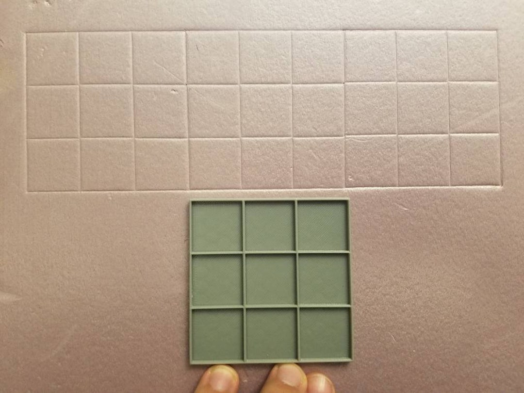 3x3 1 Inch Tile 3D Printed Texture Stamp for Tabletop Wargaming/rpgs ...
