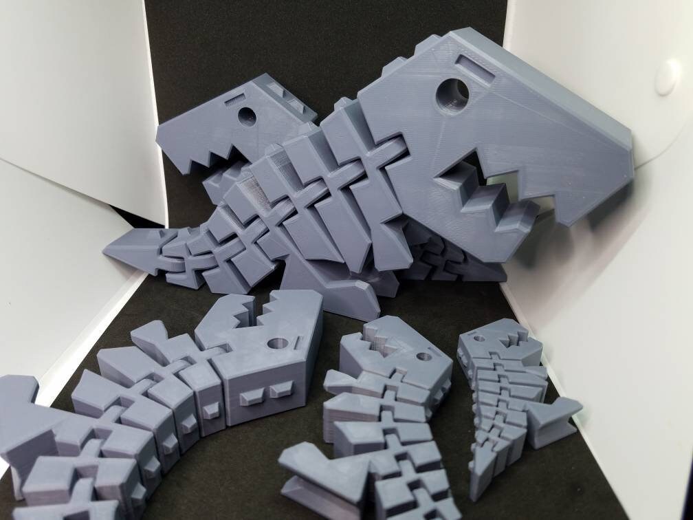 Flexi Rex Flexible Dinosaur Toy various Sizes - Etsy