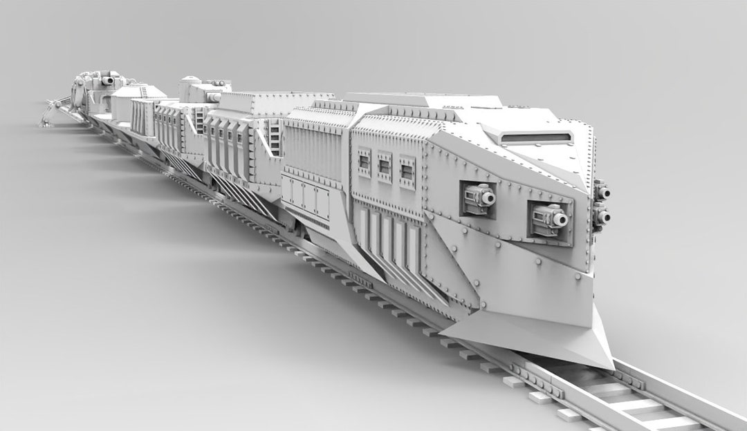Grimdark Express 3D Printed Train for Tabletop Wargaming - Etsy