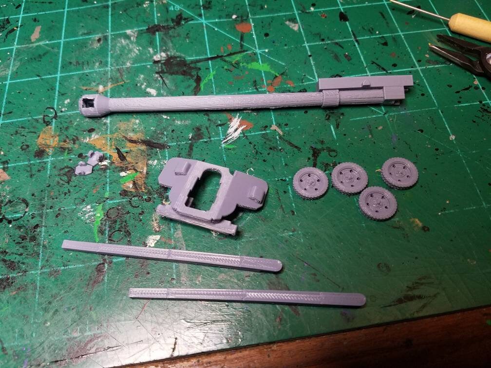 28mm Scale Soviet 100 Mm Field Gun M1944 BS-3 WW2 Miniature | Etsy