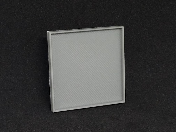 2 Inch Square Tile 3D Printed Texture Stamp for Tabletop | Etsy