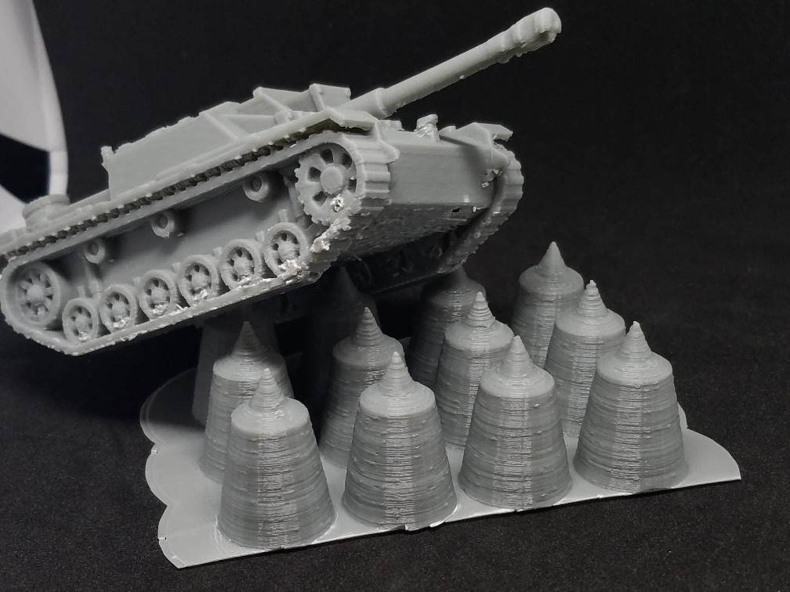 28mm Scale Round Dragons Teeth Tank Traps for Tabletop - Etsy UK