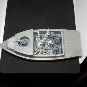 Soviet BK-2 Heavily Modified Custom Riverine Gunboat 28mm Scale for Use ...