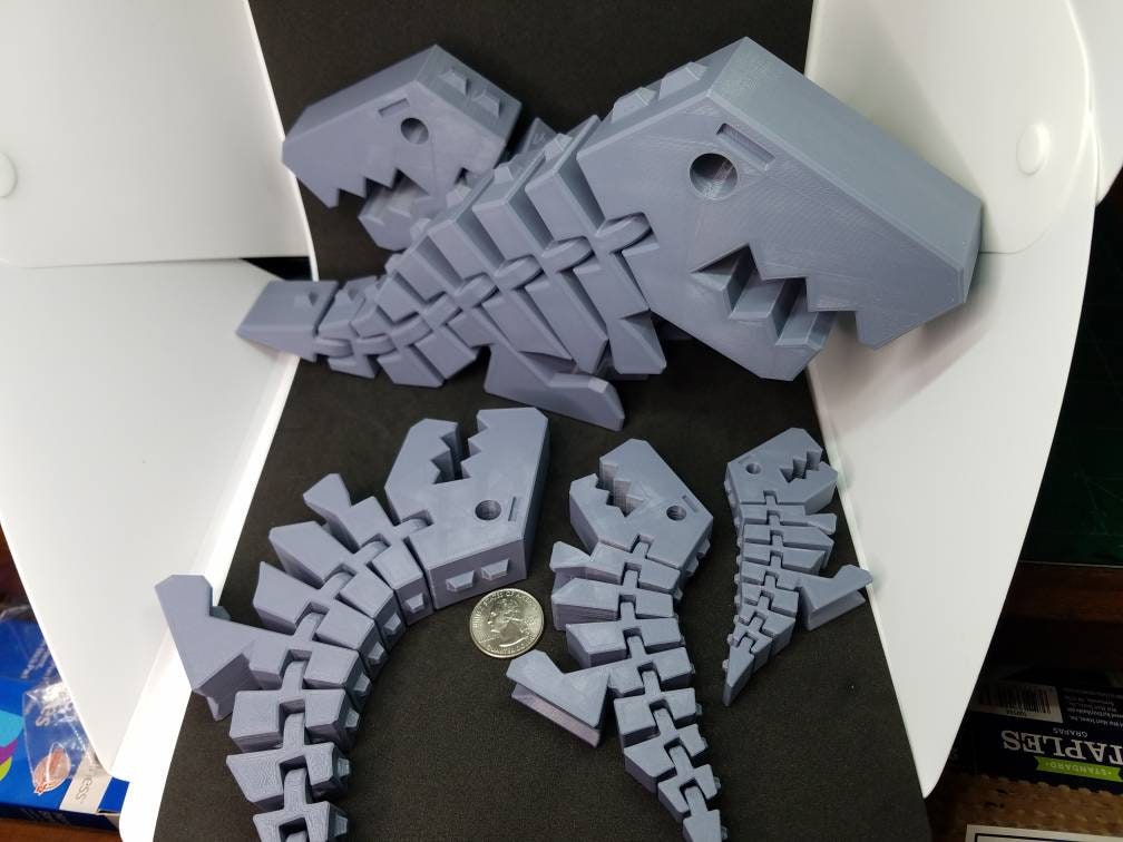 Flexi Rex Flexible Dinosaur Toy various Sizes - Etsy