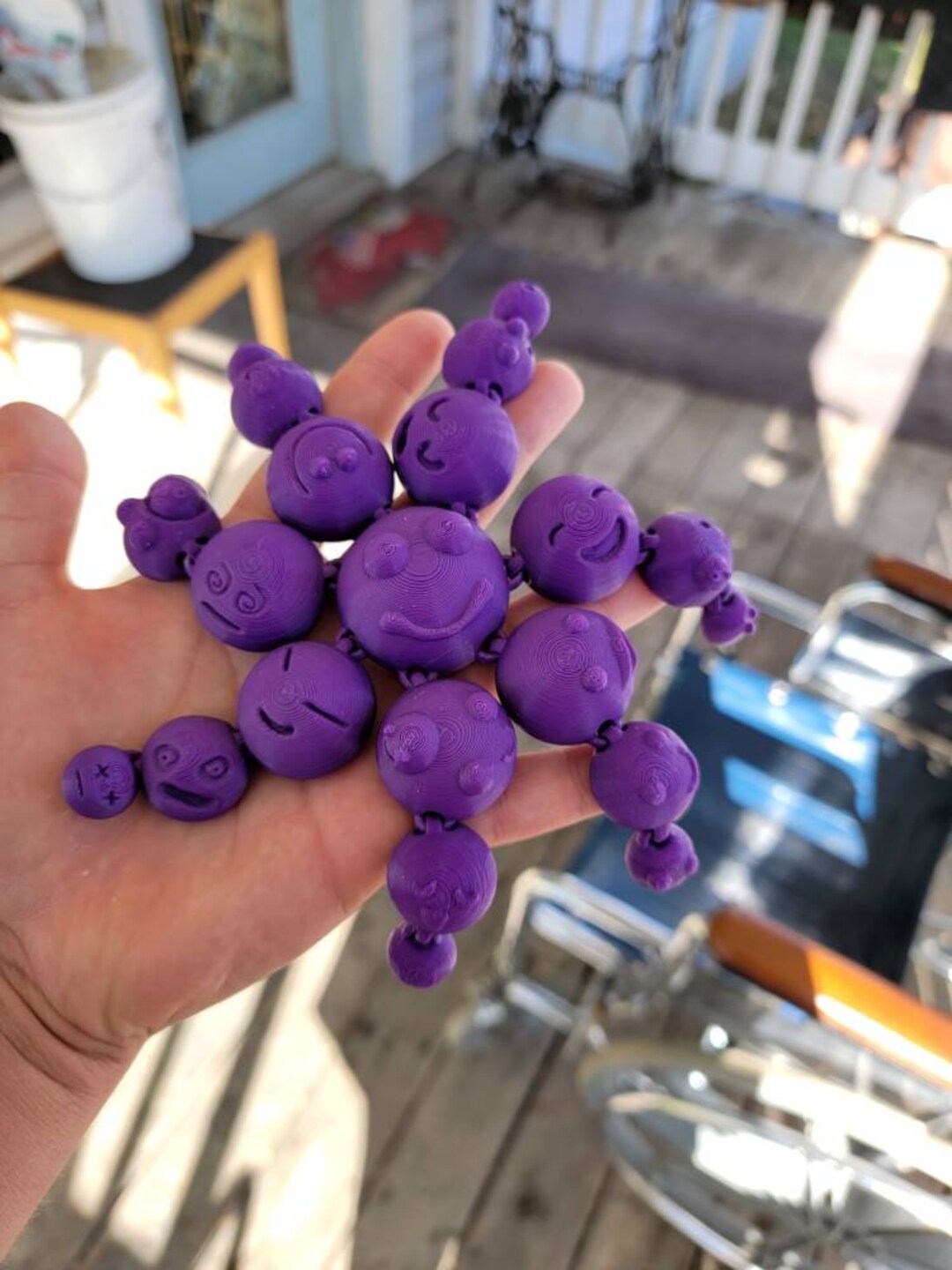 Flexible Cute Slime Mass 3D Printed Articulated Toy - Etsy