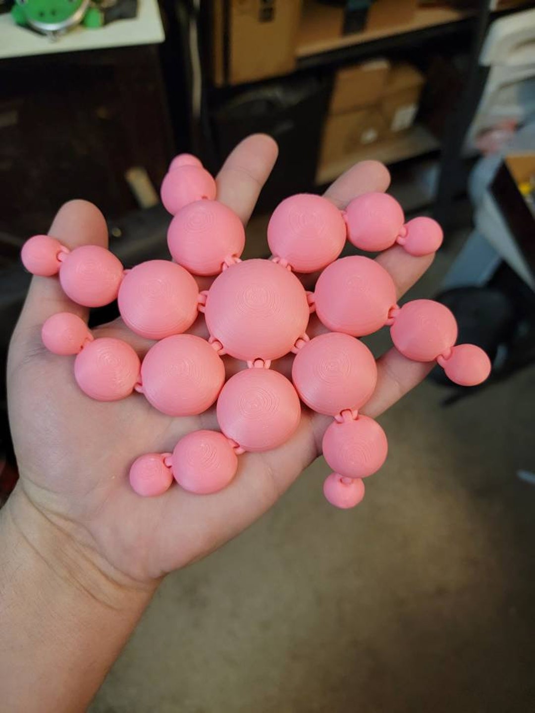 Flexible Slime Mass 3D Printed Articulated Toy - Etsy