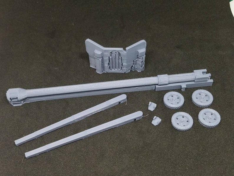 28mm Scale Soviet 100 Mm Field Gun M1944 BS-3 WW2 Miniature | Etsy