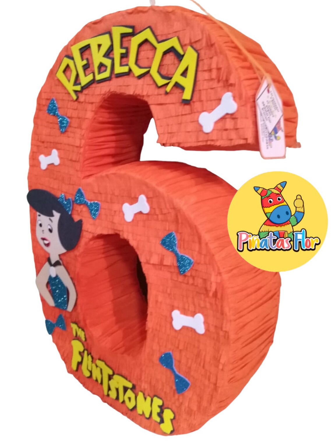 The Flintstones Number Pinata Custom FREE SHIPPING Canada & U.S. - Etsy