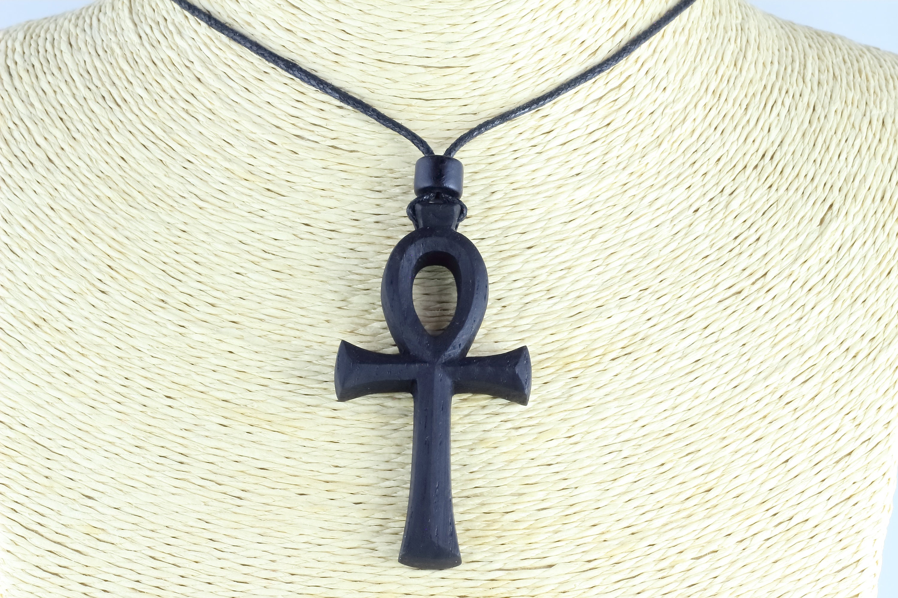 Wooden ankh Cross Wooden Pendant ankh Cross Necklace Made | Etsy