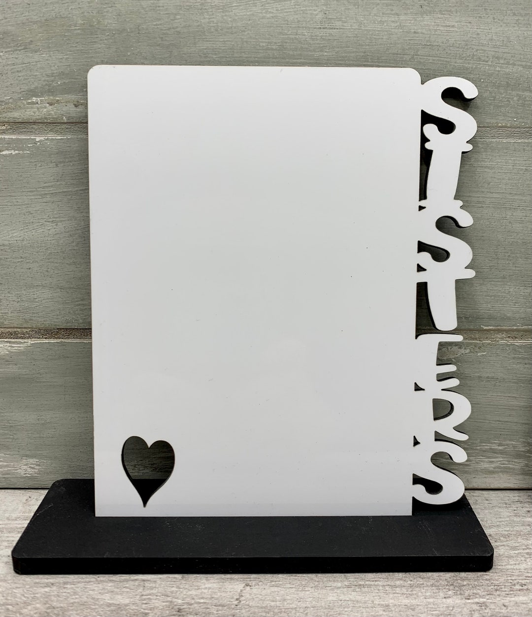 Sublimation Blank Custom SISTERS Sign for Sublimation - Etsy