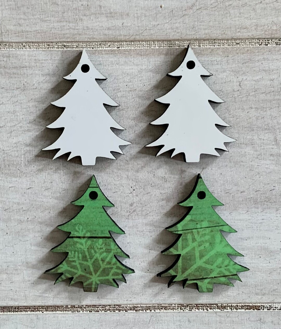 Blank Sublimation Christmas Trees Pair of Dangle/hanging Earrings for ...