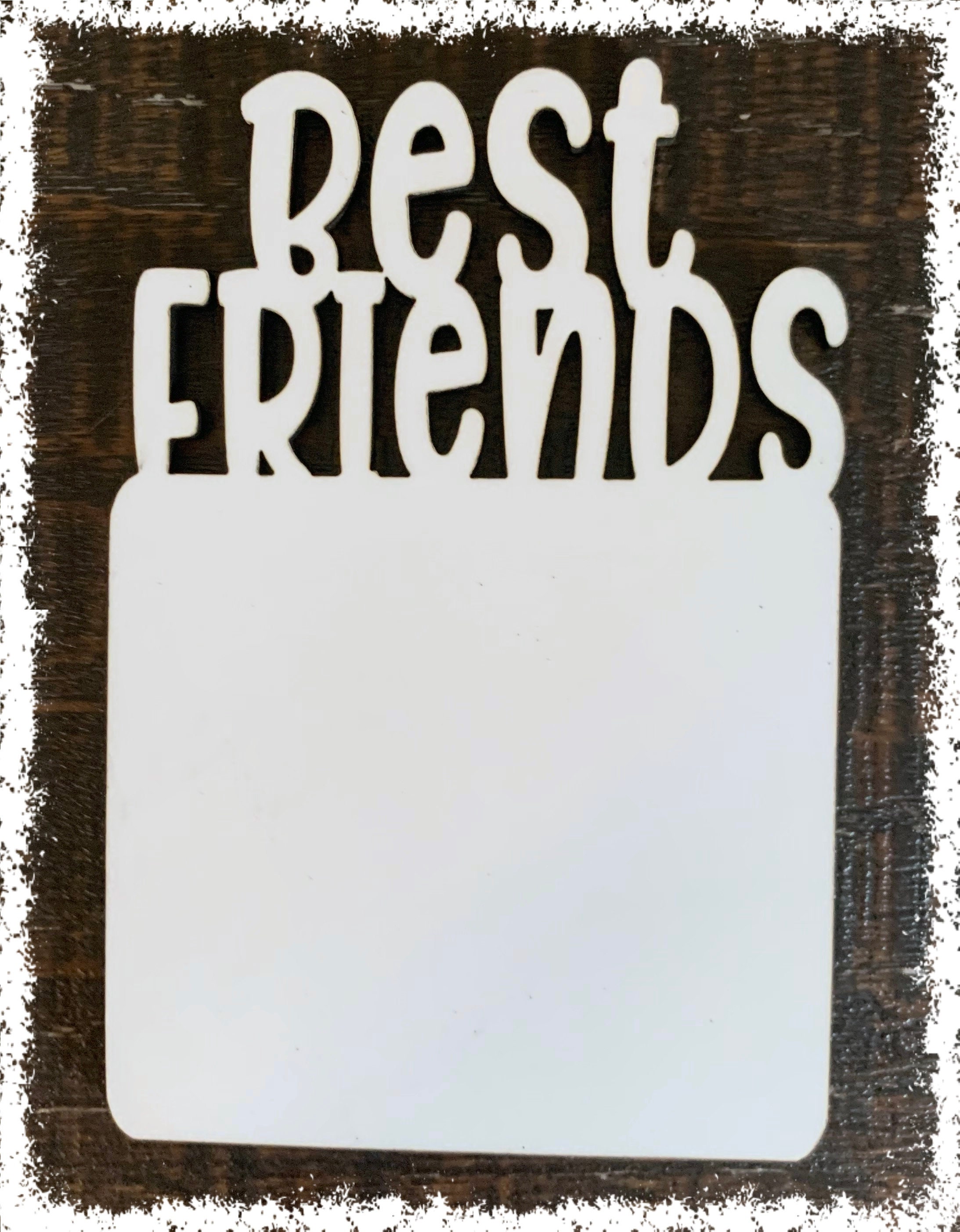 Sublimation Blank Custom Best Friends Signs/magnets for | Etsy