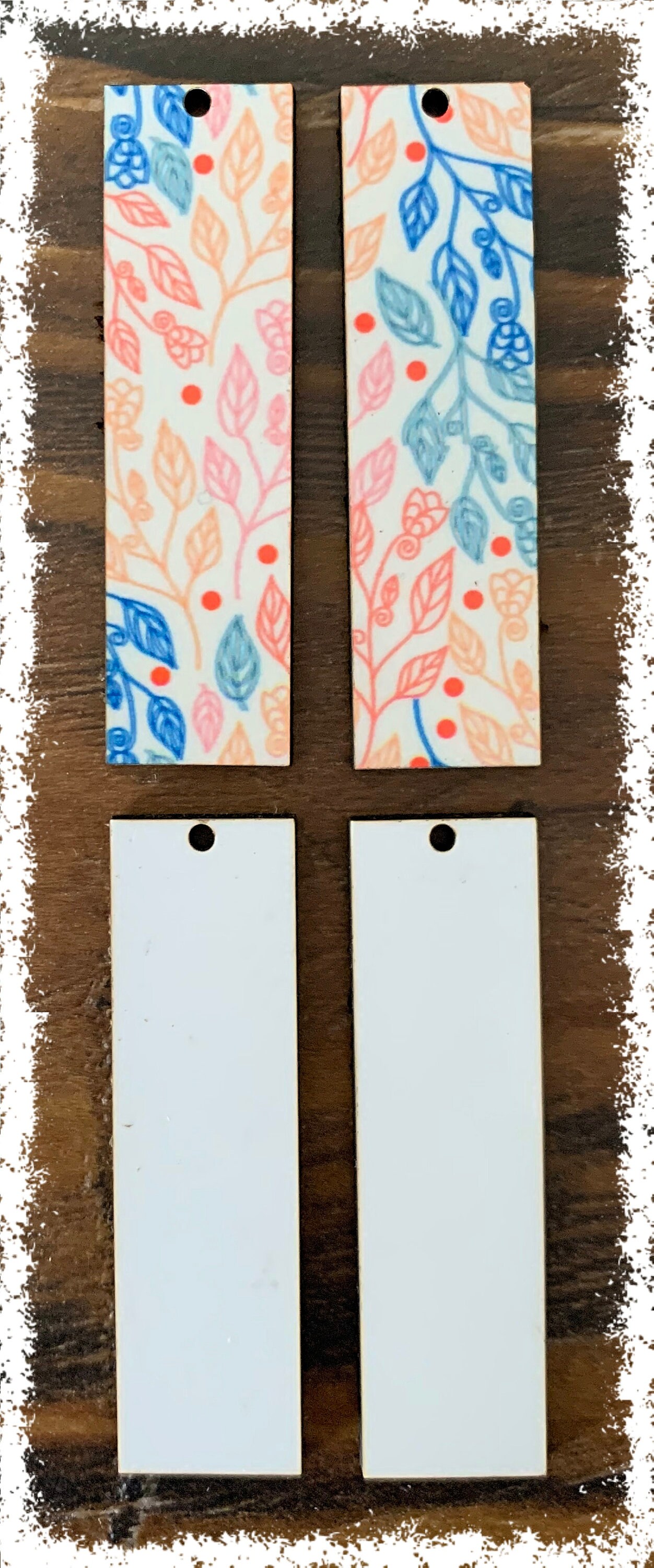 Large Blank Sublimation Rectangle Earrings for Sublimation - Etsy