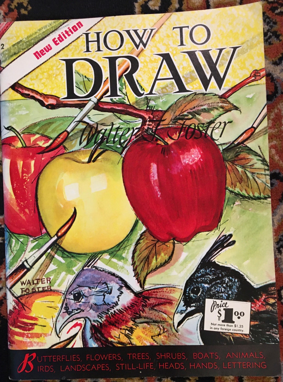 Vintage Walter Larson How to Draw Art Drawing How to Paper Ephemera Not ...