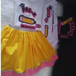 Pre-k Graduation Outfit, Toddler Graduation Outfit, 4 Pieces Set ...