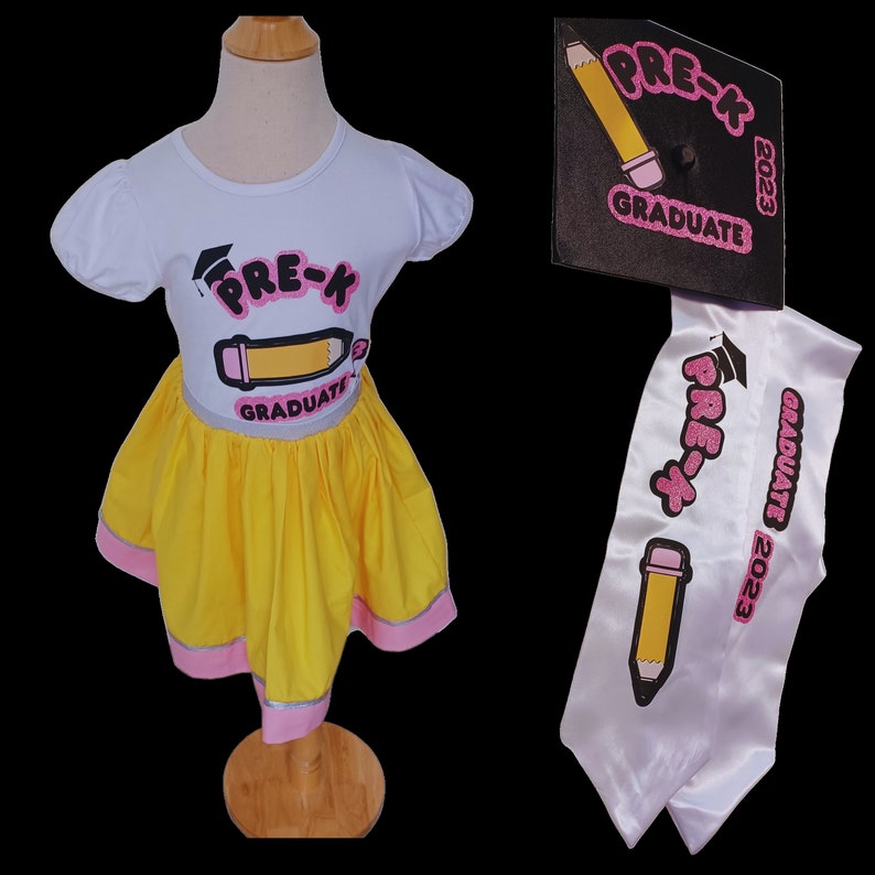 Pre-k Graduation Outfit, Toddler Graduation Outfit, 4 Pieces Set ...