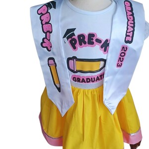 Pre-k Graduation Outfit, Toddler Graduation Outfit, 4 Pieces Set ...