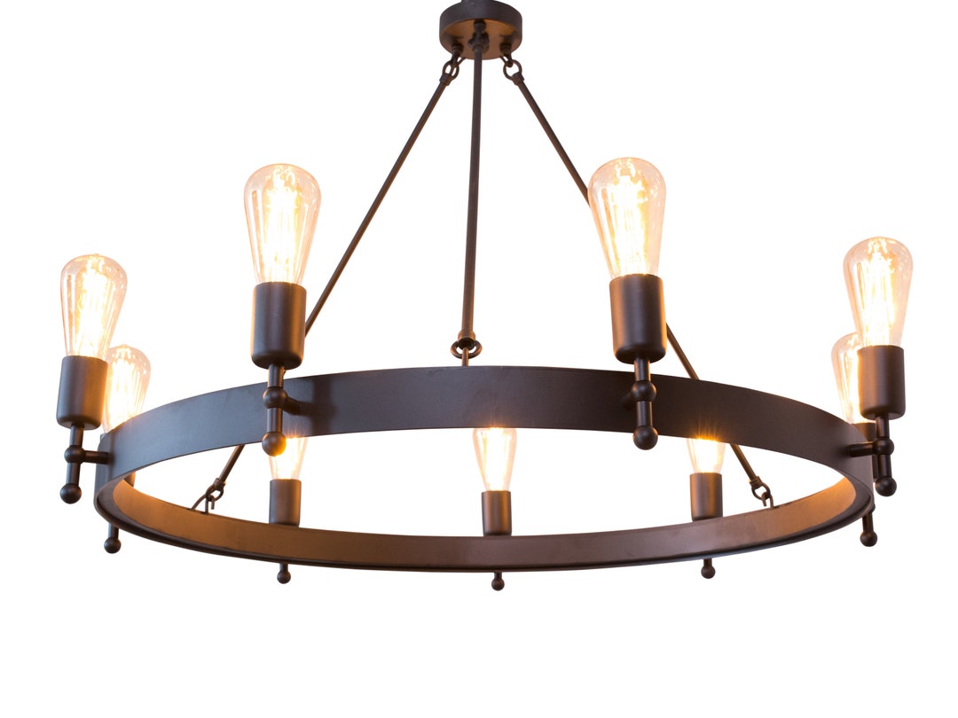 Chandelier Forged CROWN Lamp 80 9z Lighting Weeding Restaurant - Etsy