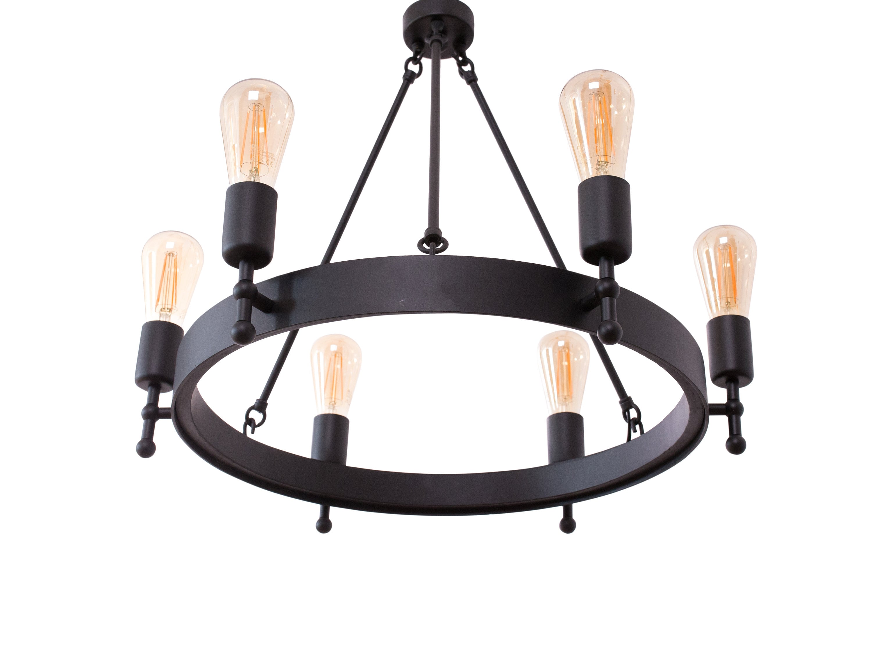 Chandelier Forged CROWN Lamp 50 6z Lighting Weeding Restaurant Bower - Etsy