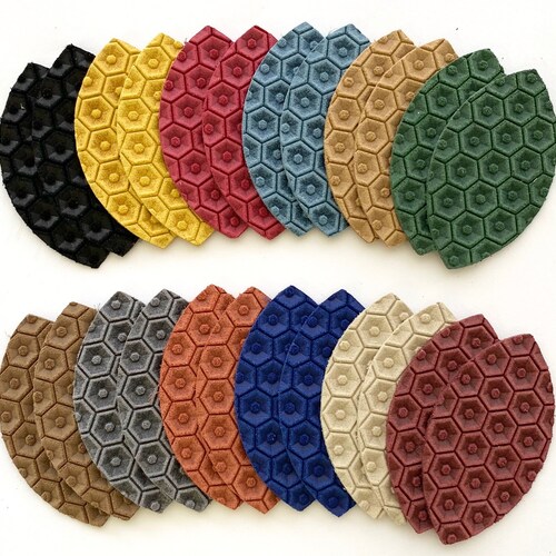 Fall Colors Leaf Teardrop Sample Pack Beehive Embossed - Etsy