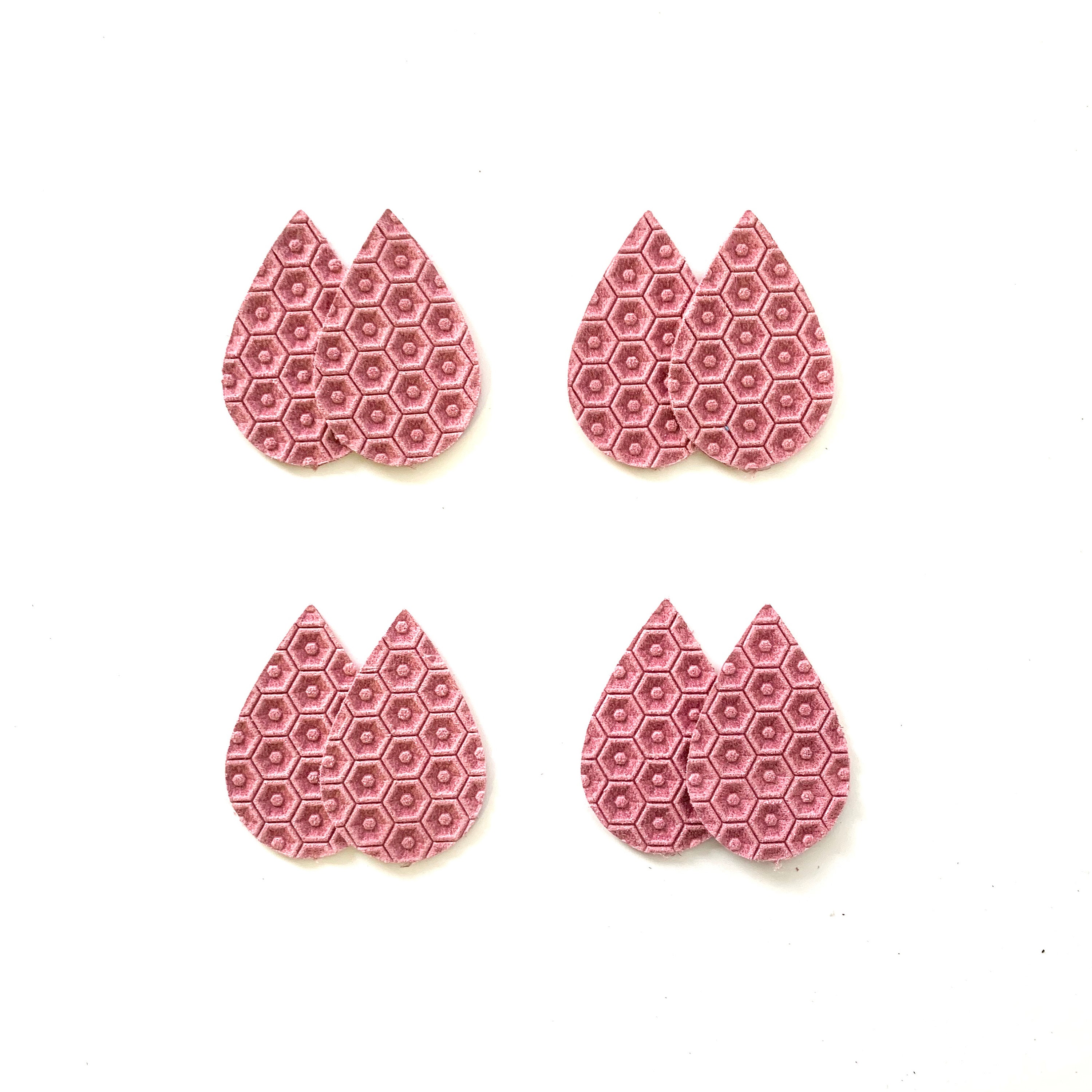 New HOT PINK Fishtail Braided Leather POINTED Teardrops New - Etsy