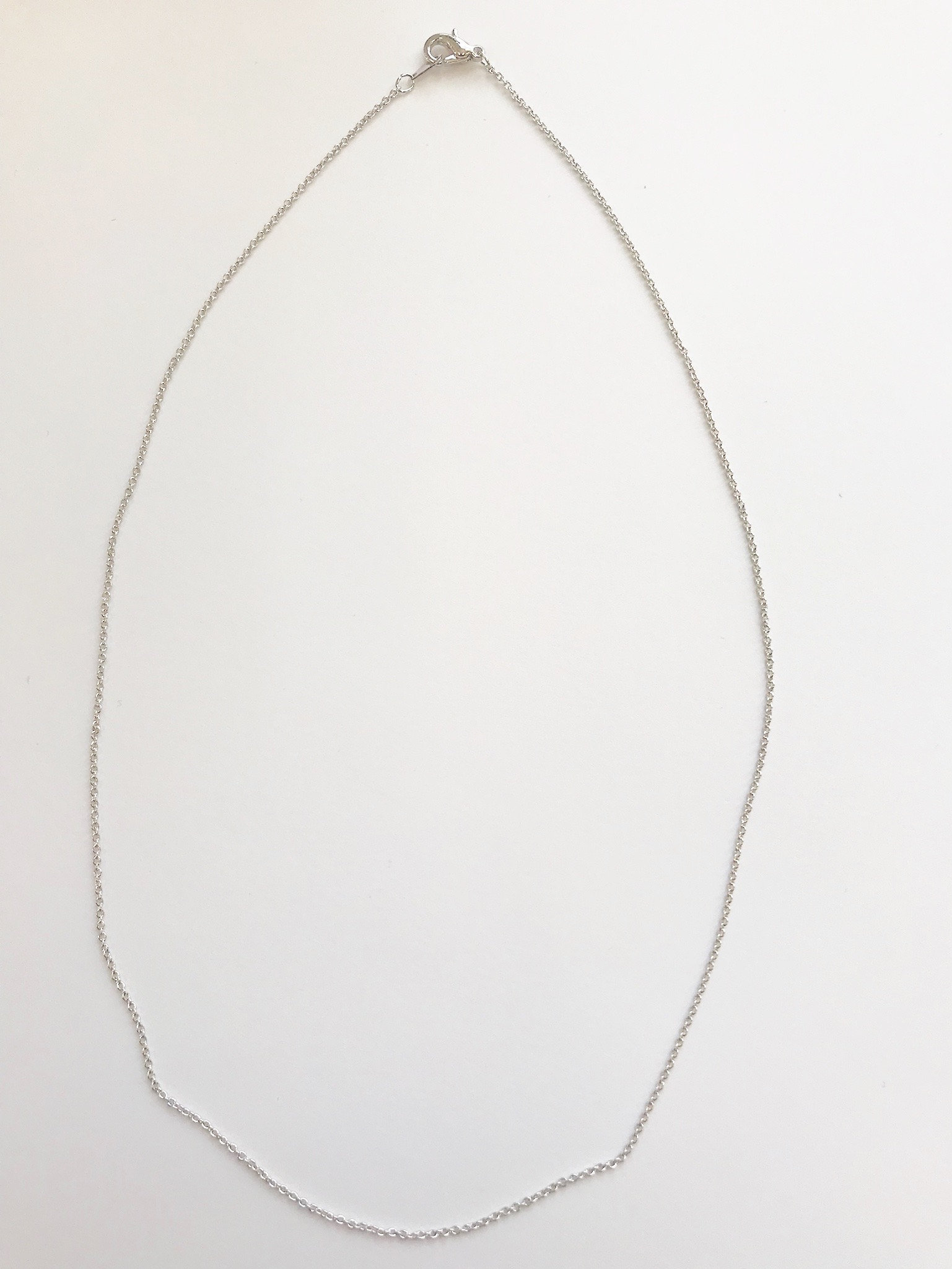 Silver Dainty Necklace Chain for Jewelry Making 230S Small | Etsy