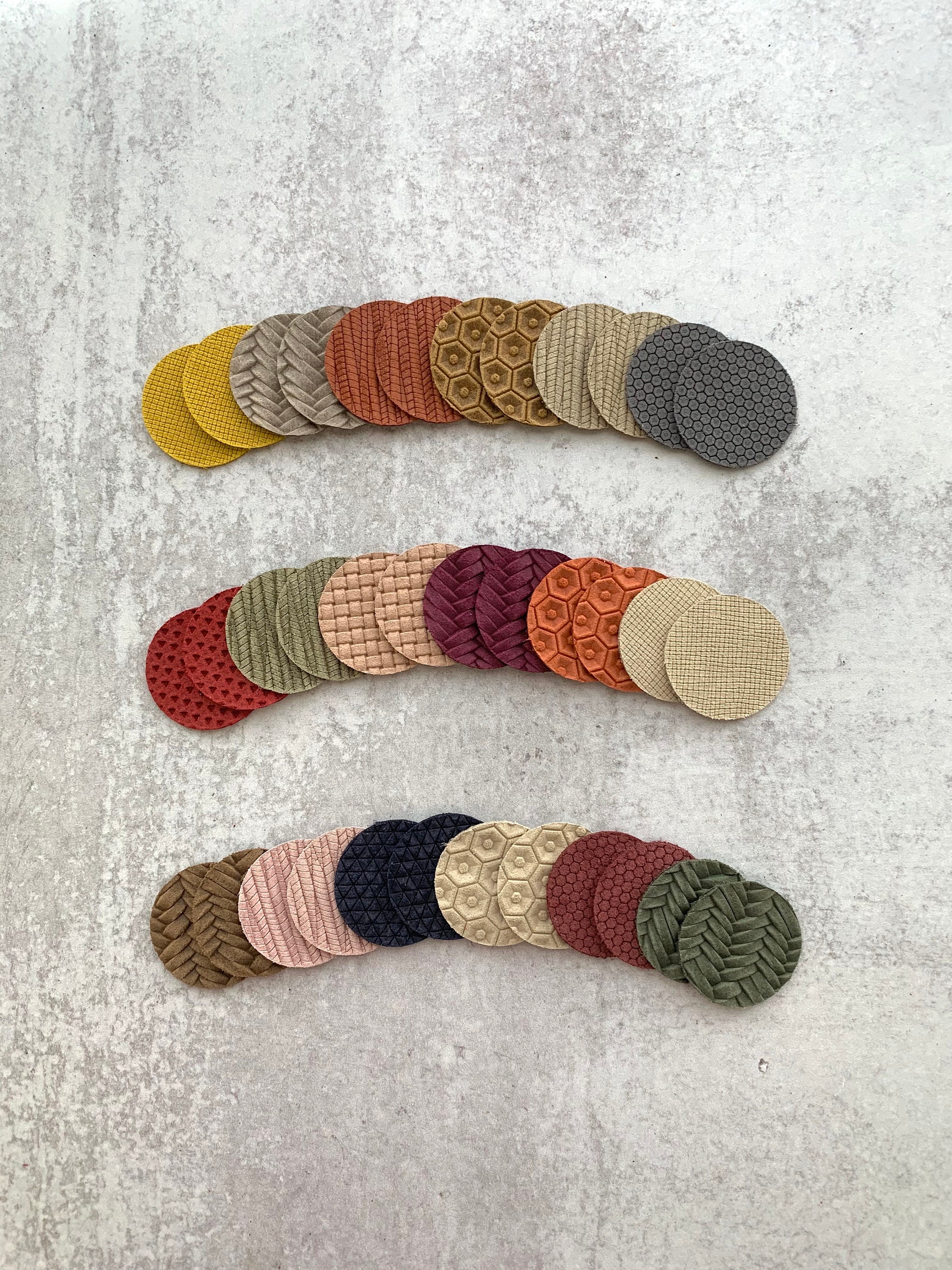 New! Autumn Fall Earth Tone Colors Tiny Barrel Rounded Rectangle ...