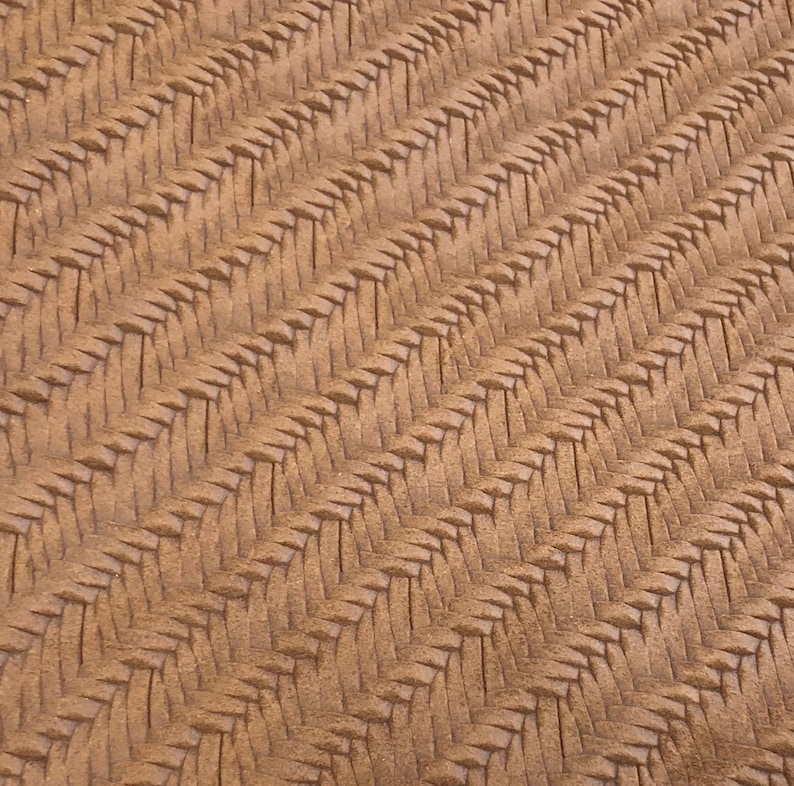 6x8 CREAM Braided Genuine Leather Sheet Leather | Etsy